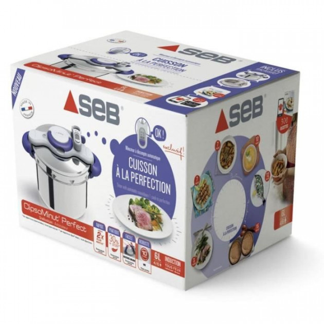 Cocotte Minute Seb Clipso Minut' Perfect - Cuisineaddict.com - achat ...