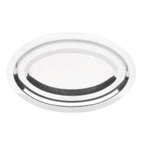 Plat Inox de Service: Plateau de Presentation, Plat Ovale pour cuisine ...