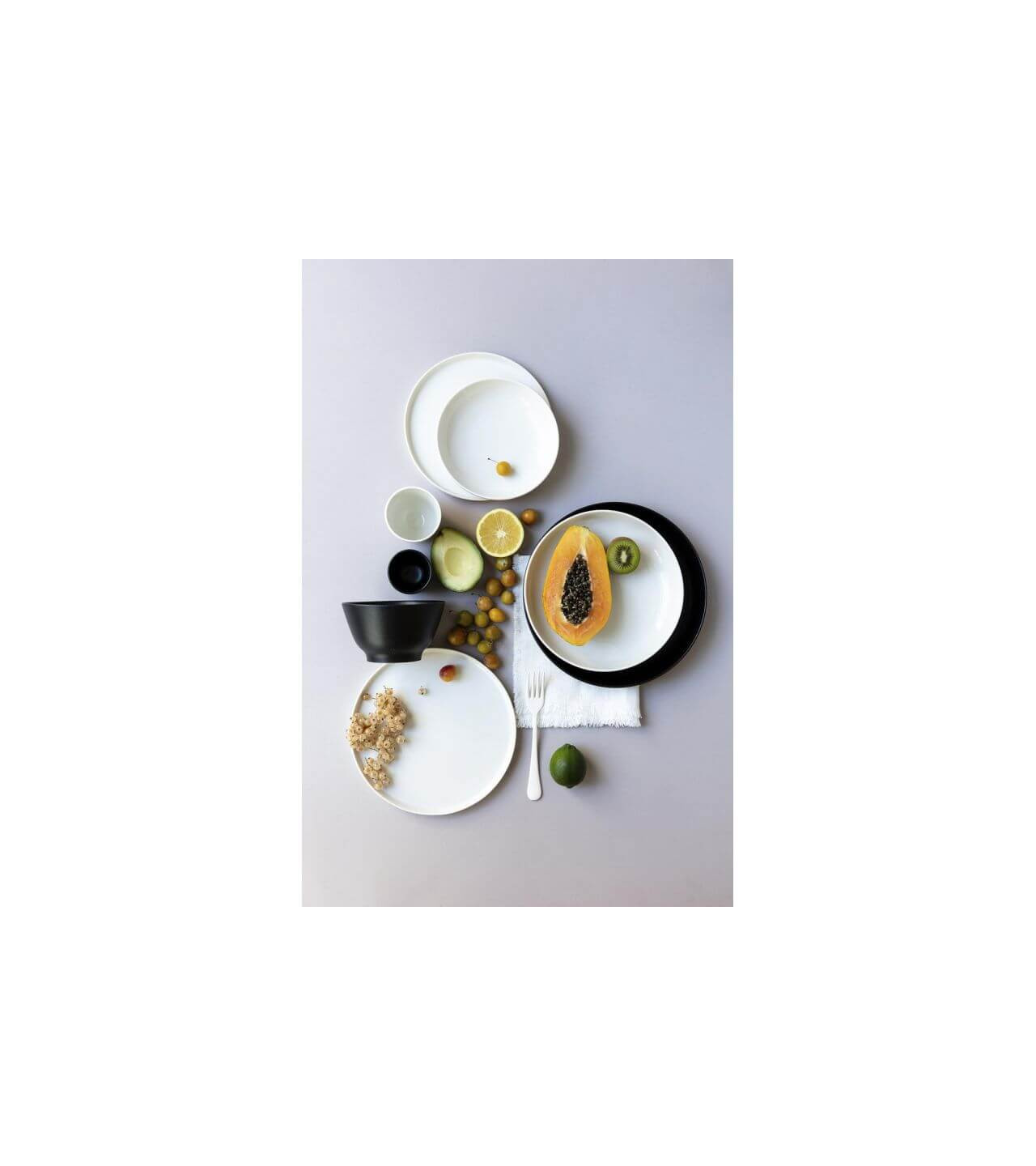 Revol: Vaisselle Made in France, Assiette Porcelaine Blanche, cocotte ...