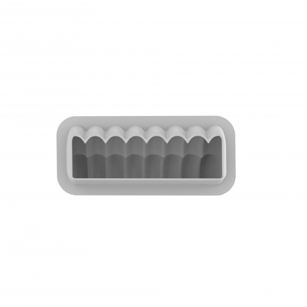 Moule Silicone Bûche Cœur 24 8 X 8 8 X H 8 Cm Silikomart