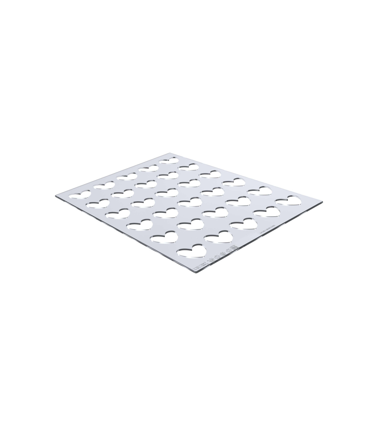 Chablon Silicone Cœur 3,1 x 3,1 cm (x30) Silikomart Professional ...