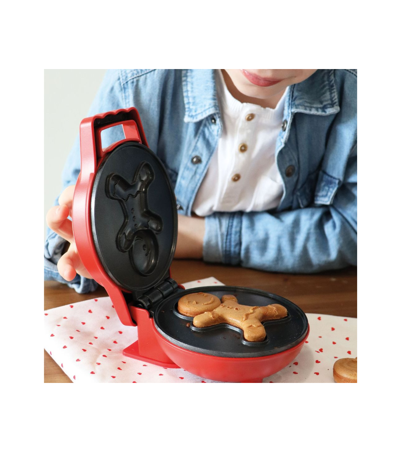 Mini Gaufrier Bonhomme Pain d’Epices Waffle Factory Scrapcooking ...