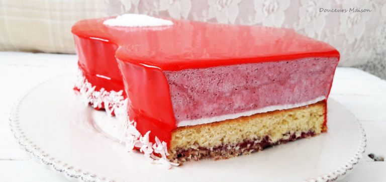 Recette Entremets Fruits Rouges et Noix de Coco